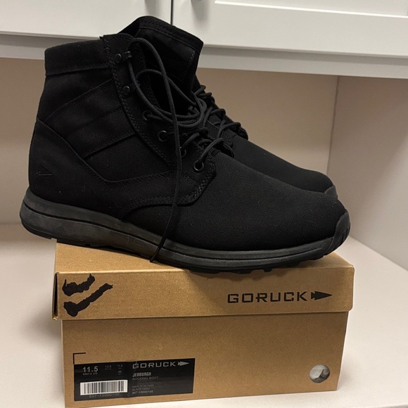 Goruck | Shoes | Mens Black Allterrain Boots Jedburgh Model Rucking ...
